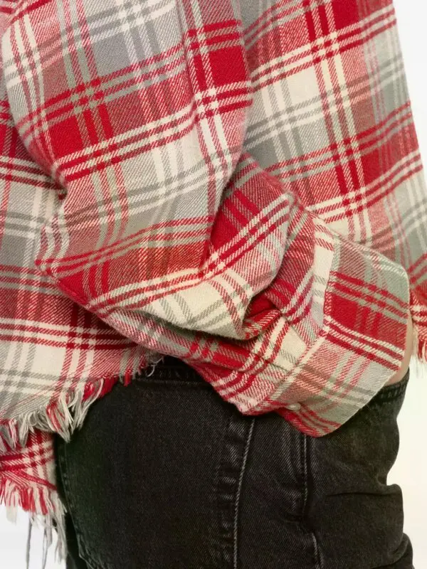 R13 Plaid Shirt - Red