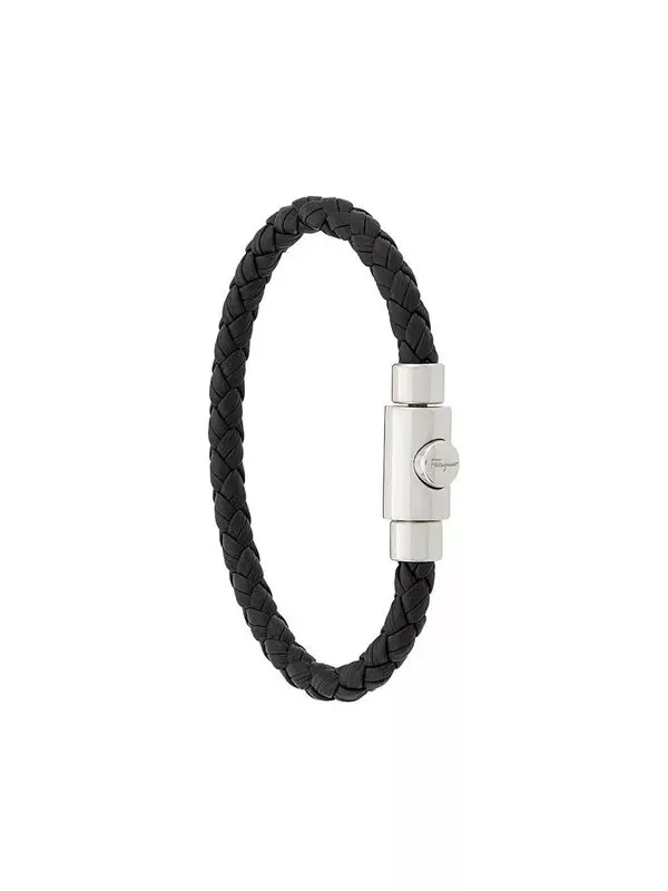 FERRAGAMO Woven Bracelet - Black