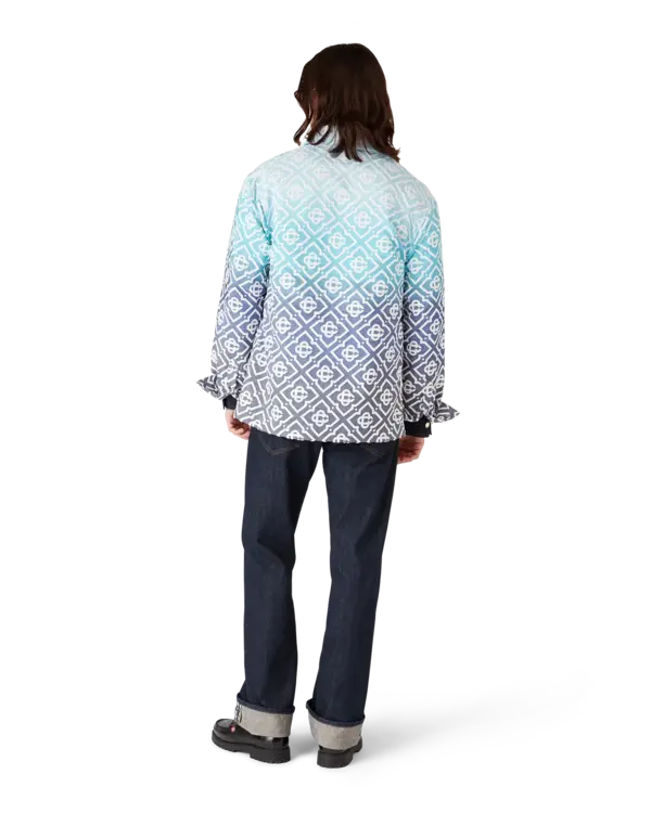 Casablanca Monogram Gradient Jacquard Shacket - Multicolor