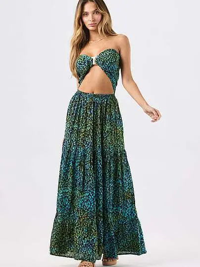 Victoria's Secret Tiare Hawaii Abyss Maxi Dress - Print
