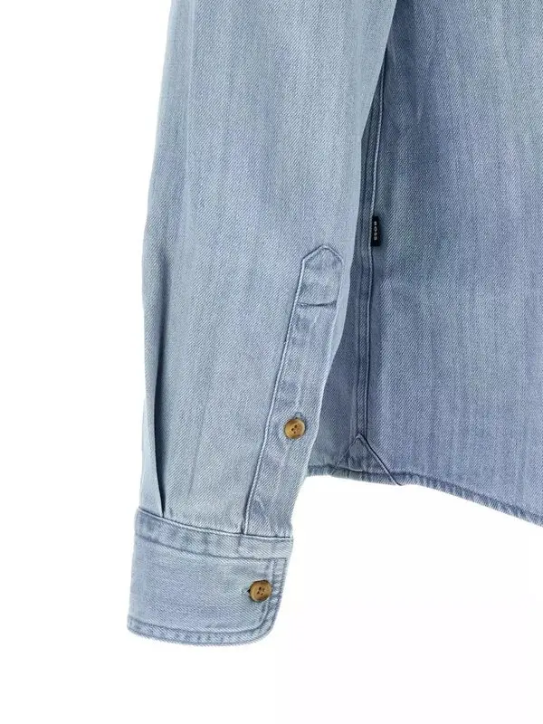 BOSS H-liam Buttoned Chest-pockets Shirt