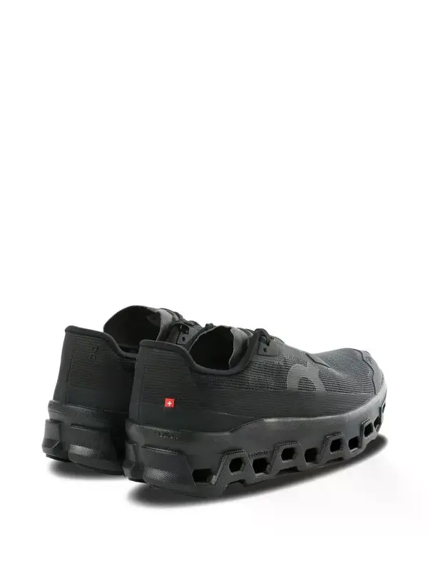 On Cloudmster Void Panelled Sneakers - Black