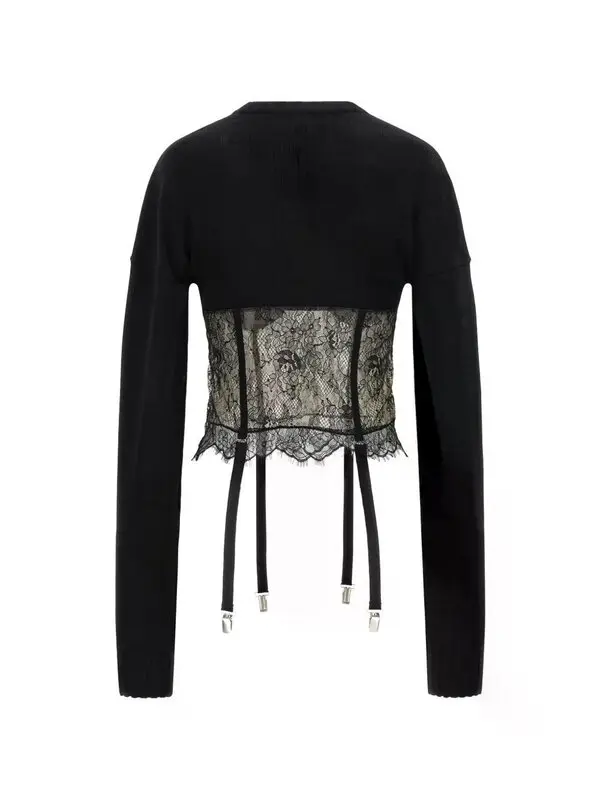 Giuseppe Di Morabito Long-sleeve Lace Sweater