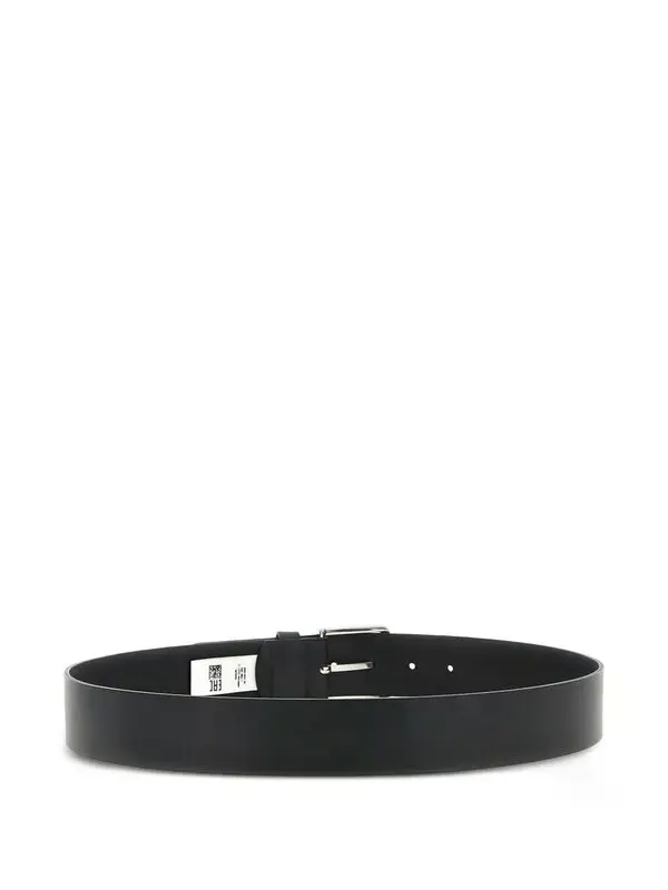 BOSS Leather Belt With Metal Buckle