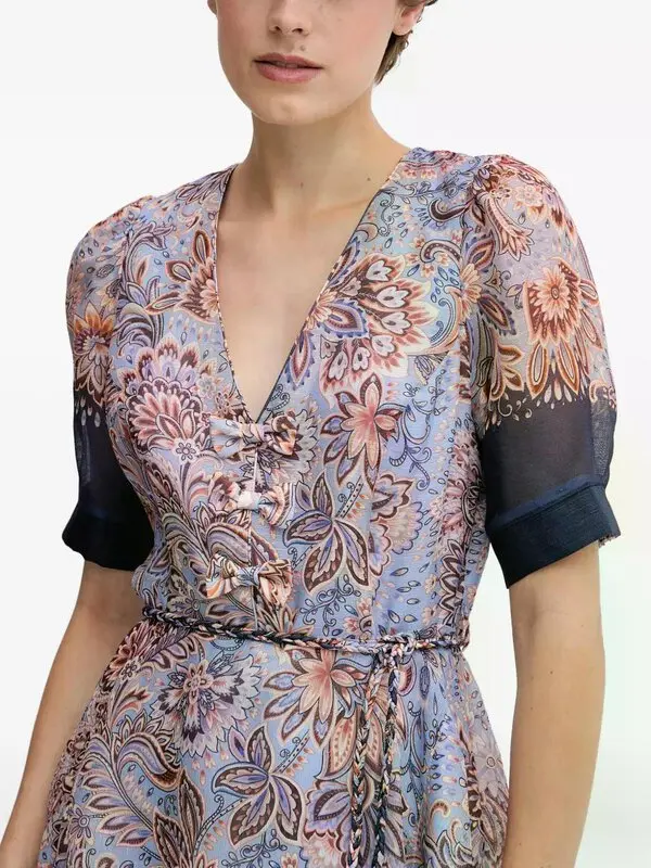 Hale Bob Aubrie Floral-print Mini Dress