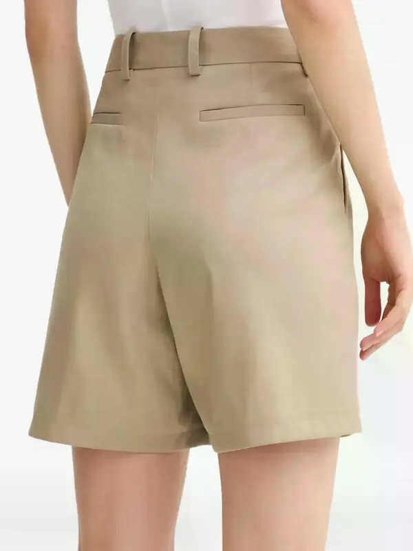 IRO PARIS Solenna Pleated Shorts - Neutrals