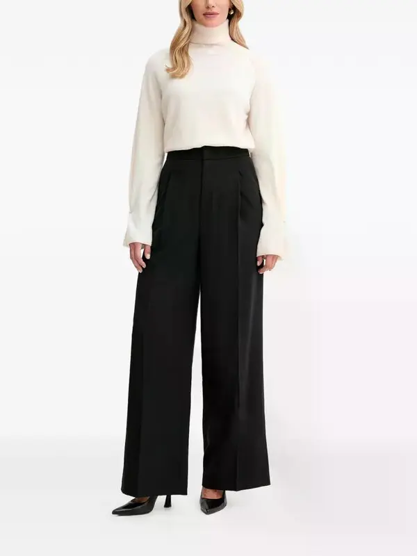 FRACOMINA Gold-tone Button Detail Roll Neck Sweater