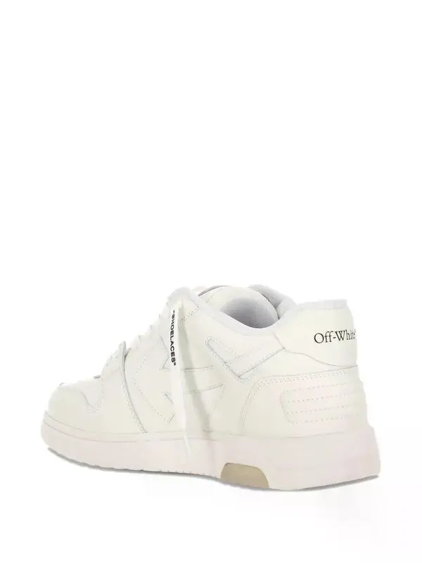 Off-White Leather Graffiti Sneakers
