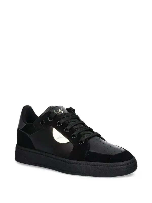 GIUSEPPE ZANOTTI Gz94 Perforated-design Sneakers - Black