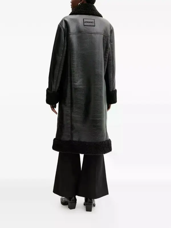 Iceberg Faux-fur Collared Coat