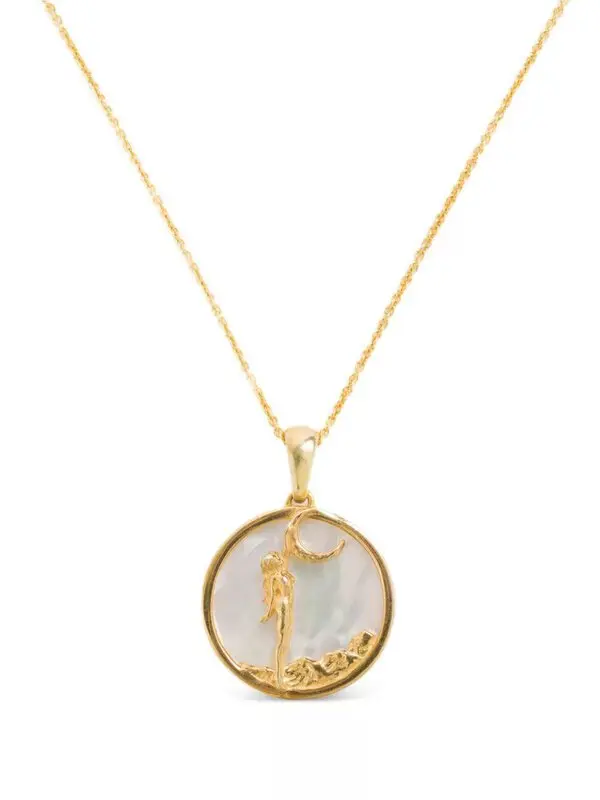 FREYA ROSE Virgo Zodiac Necklace - Gold