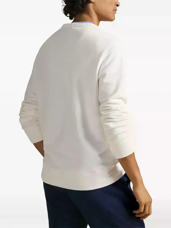 Polo Ralph Lauren Embroidered Crew-neck Sweatshirt - White