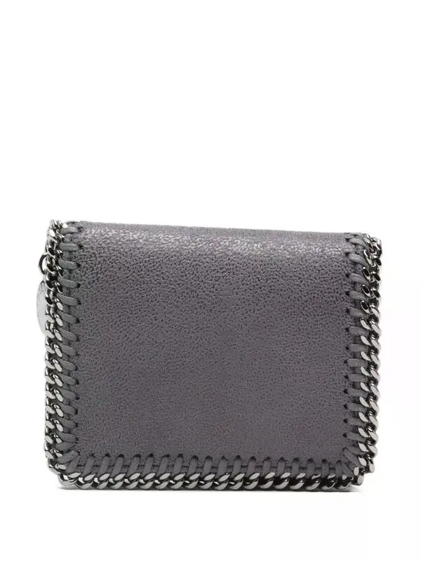 Stella McCartney Falabella Chain-trim Wallet - Grey