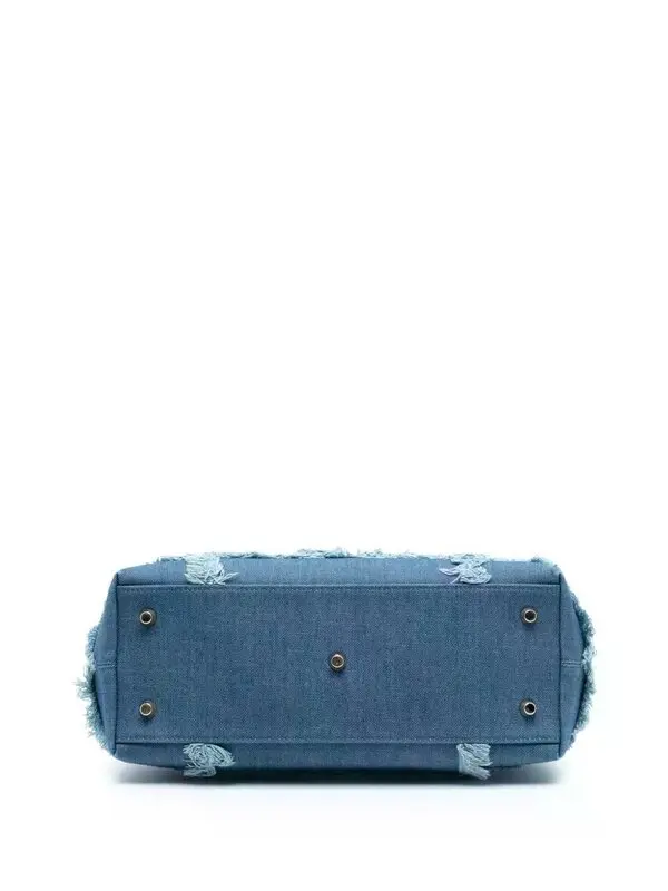 Dior 2015 Denim Patch D-light Satchel