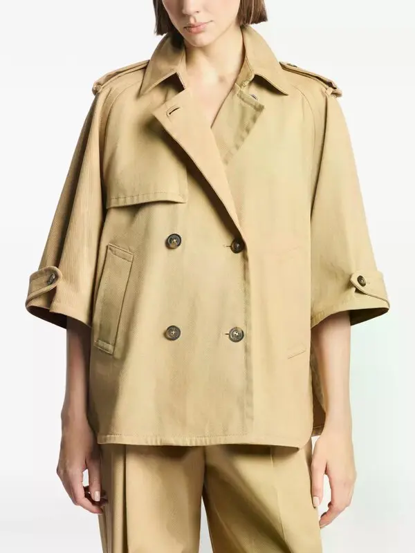 FAY Double-breasted Trench Jacket