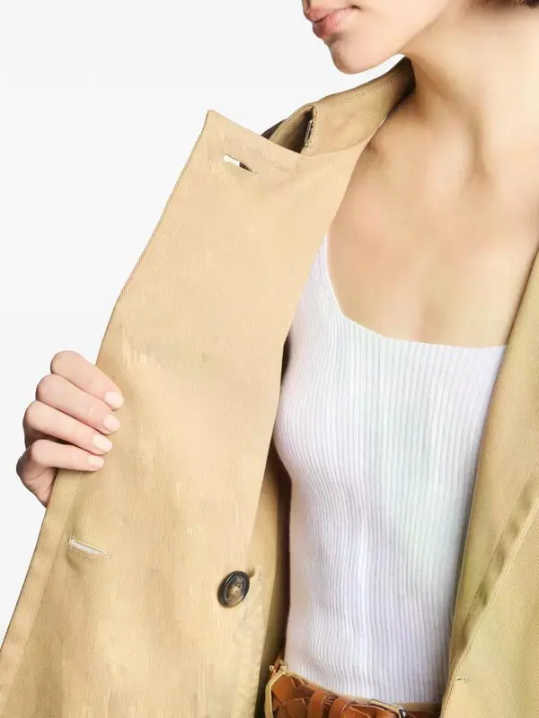 FAY Double-breasted Trench Jacket