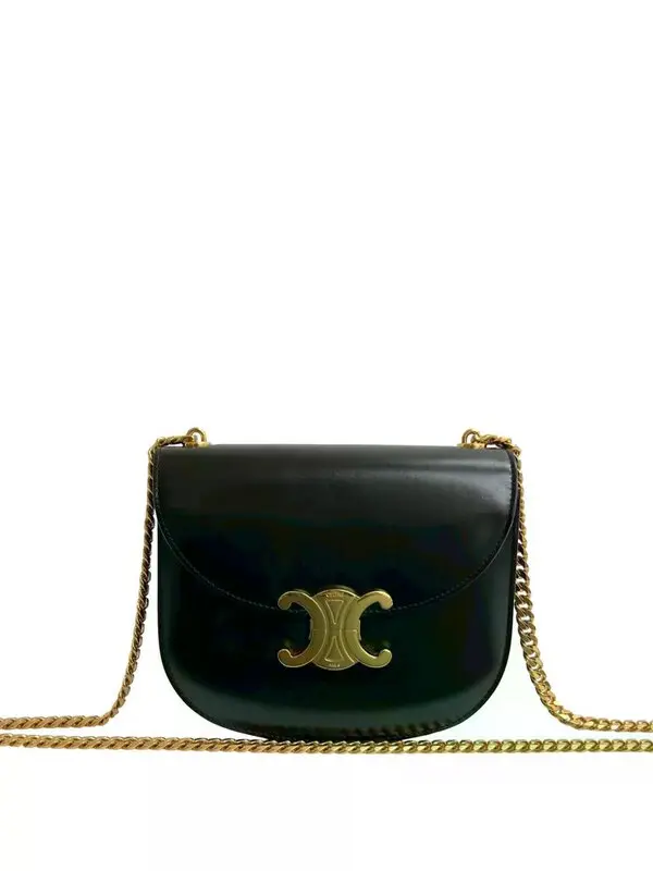 Celine 2022 Teen Triomphe Besace Clea Chain Crossbody Bag
