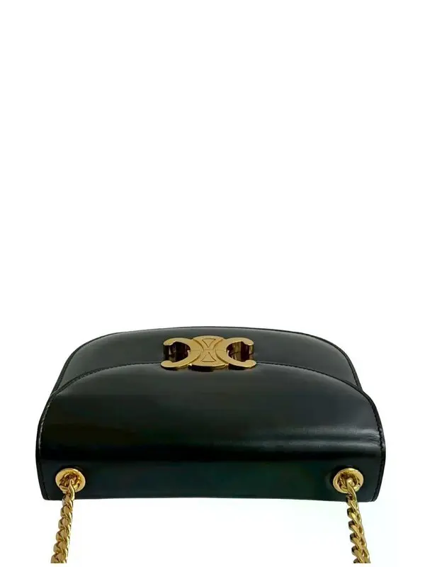 Celine 2022 Teen Triomphe Besace Clea Chain Crossbody Bag