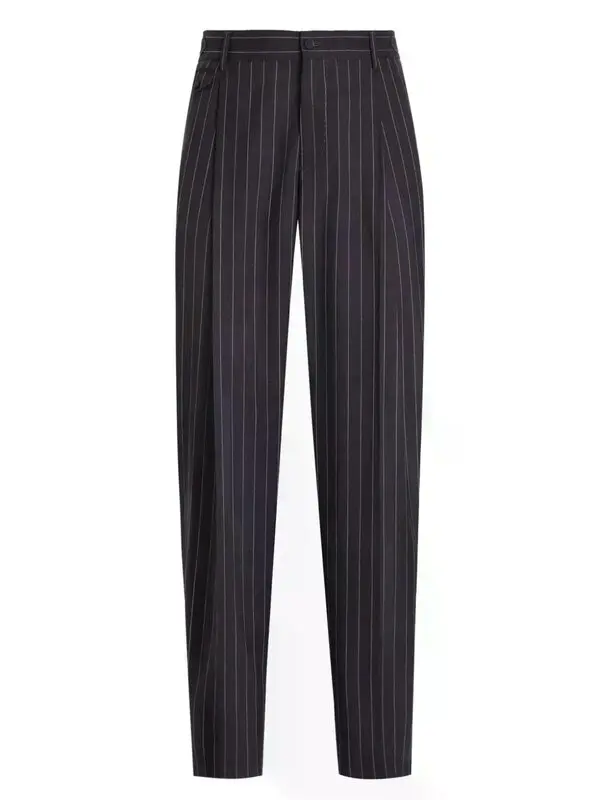 Dolce & Gabbana Striped Pleated Trousers