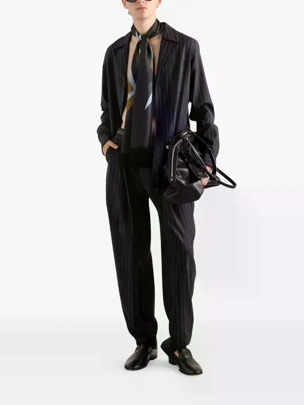 Dolce & Gabbana Striped Pleated Trousers
