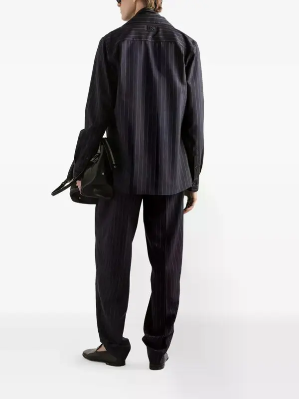 Dolce & Gabbana Striped Pleated Trousers