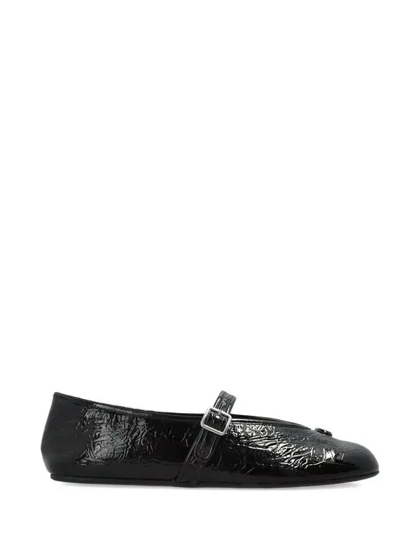 COACH Sculpted C Ballet Flats - Black