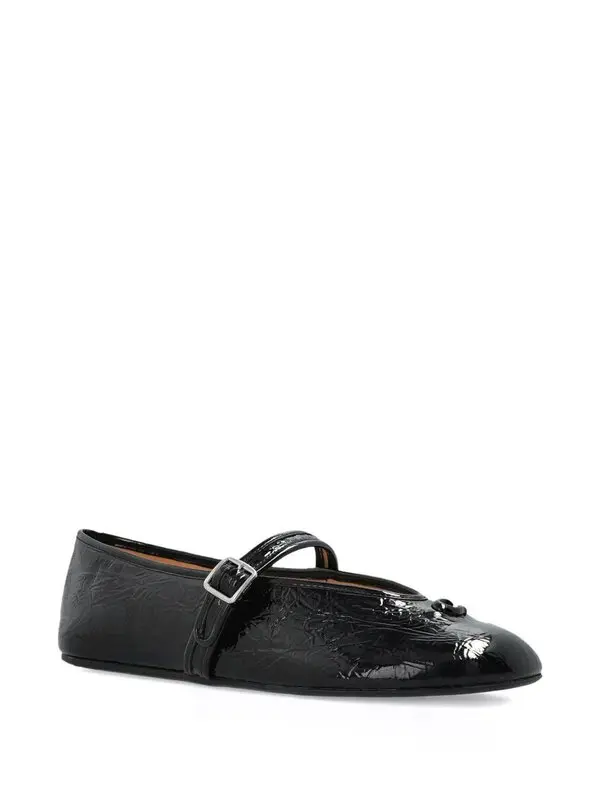 COACH Sculpted C Ballet Flats - Black