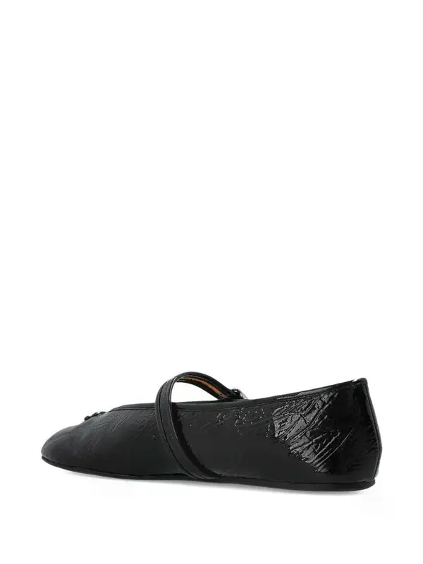 COACH Sculpted C Ballet Flats - Black
