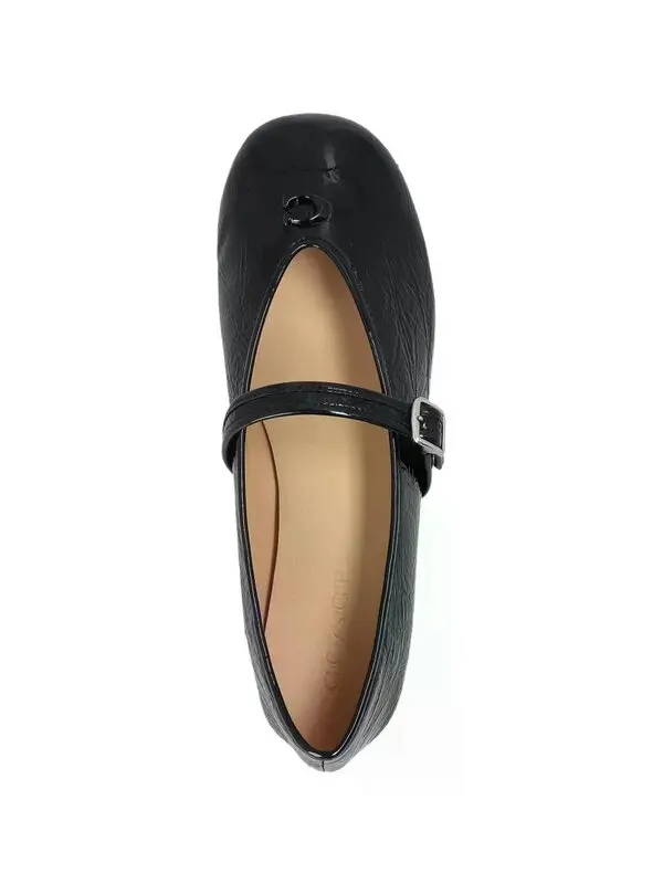 COACH Sculpted C Ballet Flats - Black