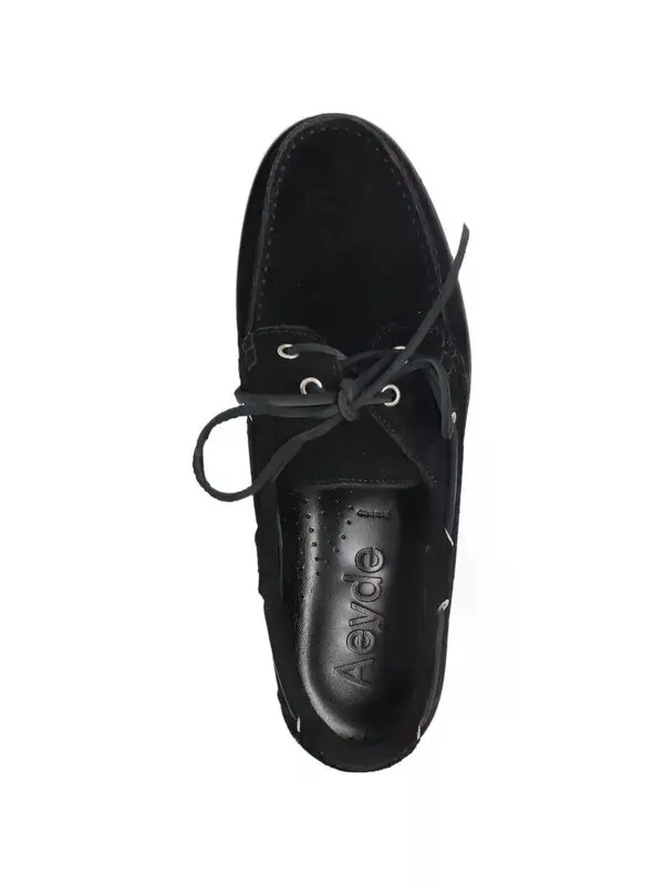 AeydĒ Harris Boat Shoes - Black