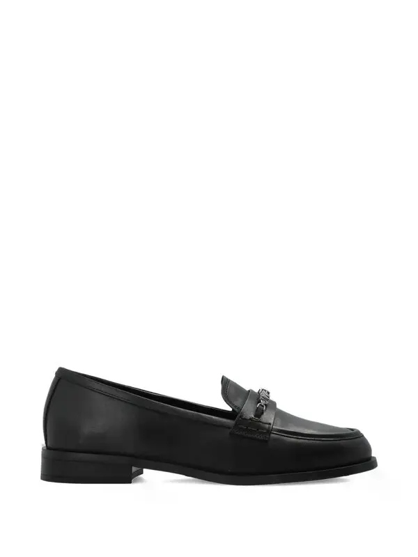 Michael Kors Dina Chain Calf Leather Pumps - Black
