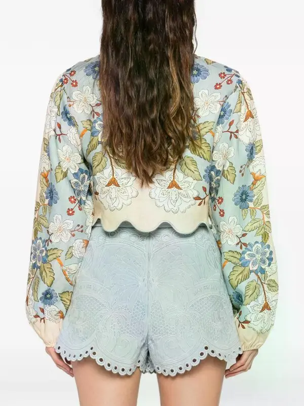 Farm Rio Green Garden Blouse