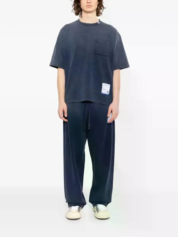 Mihara Yasuhiro Sun Faded Like Track Pants - Blue