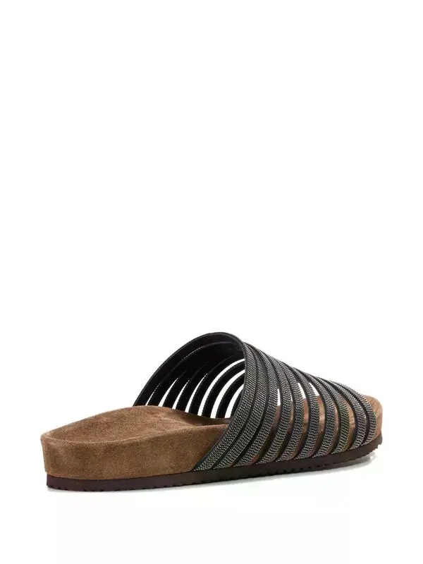 Brunello Cucinelli Monili Embellished Strap Sandals