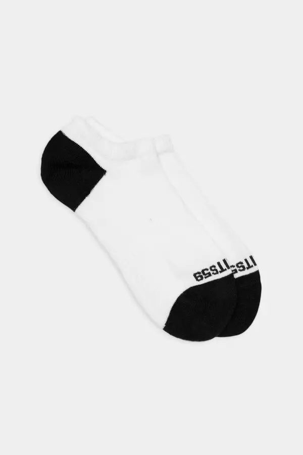 Splits59 Logo Ankle Socks - White/black