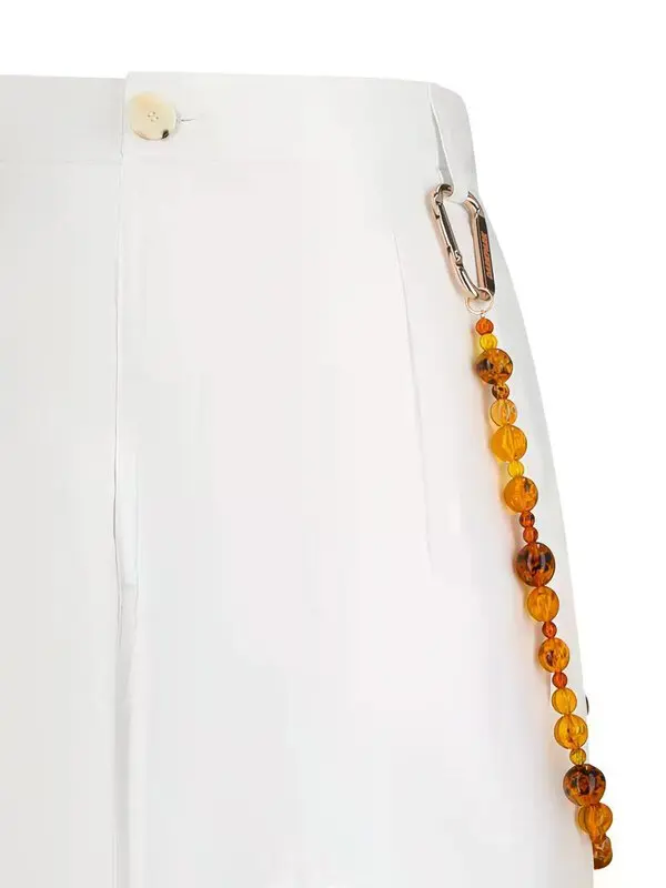 DARKPARK Phebe Wide-leg Trousers - White