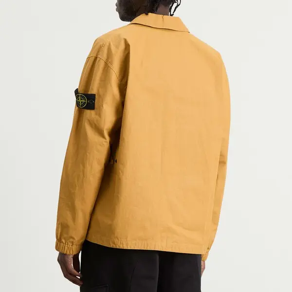 Stone Island Double Coated Cotton Ripstop Shirt Jacket - Mustard
