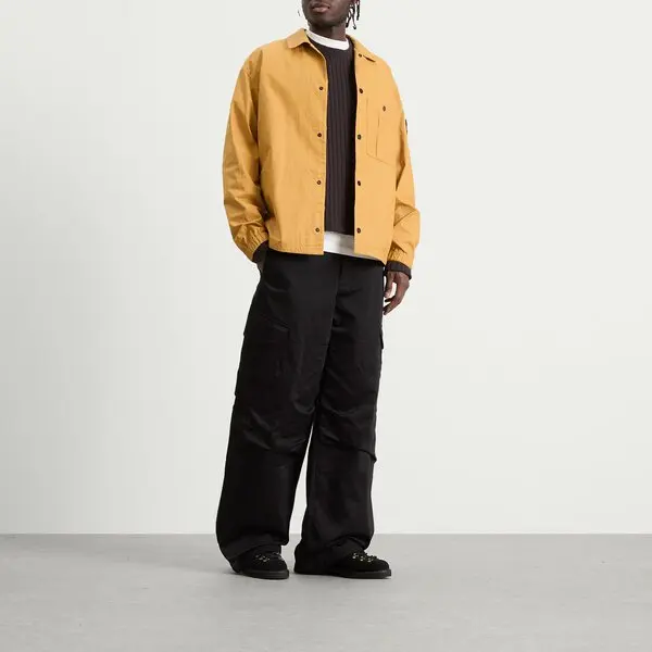 Stone Island Double Coated Cotton Ripstop Shirt Jacket - Mustard