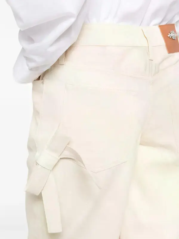 Simone Rocha Belt-loop Jeans - Neutrals