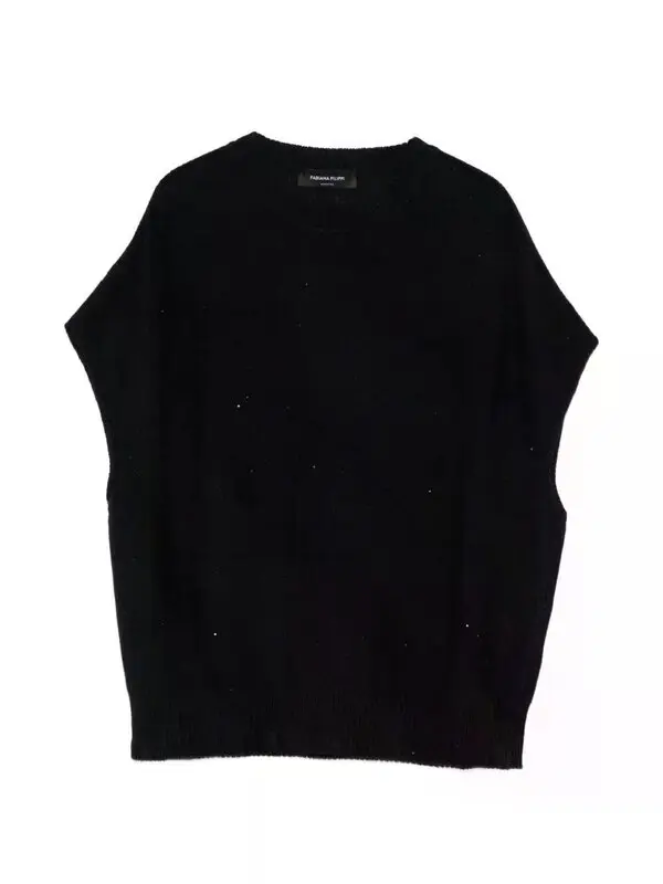 Fabiana Filippi Perforated Knit Top