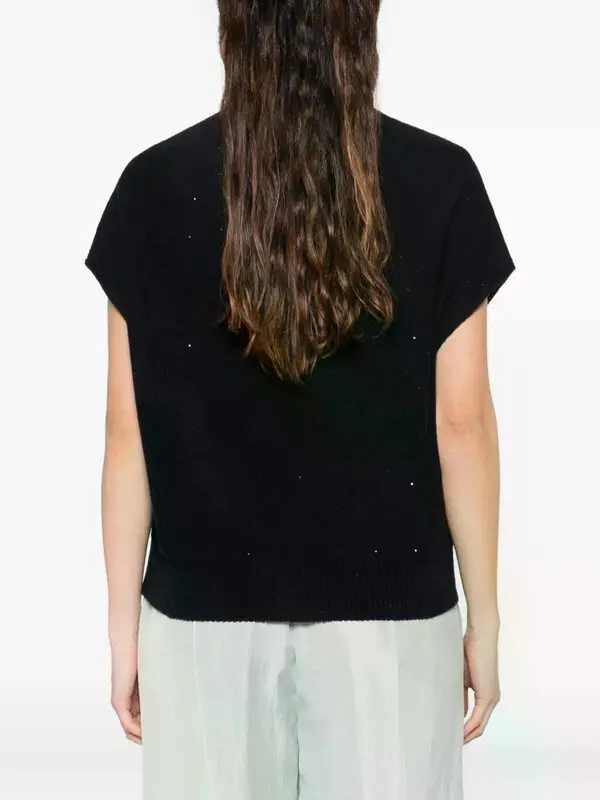 Fabiana Filippi Perforated Knit Top