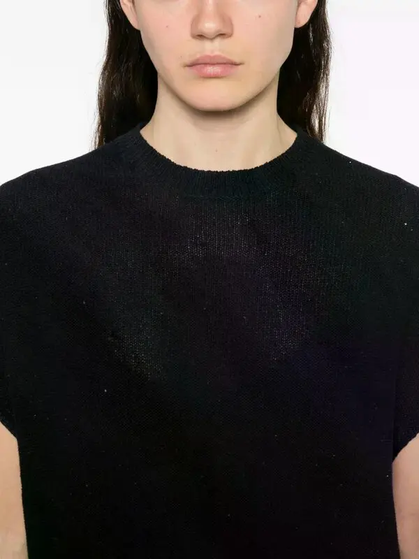 Fabiana Filippi Perforated Knit Top