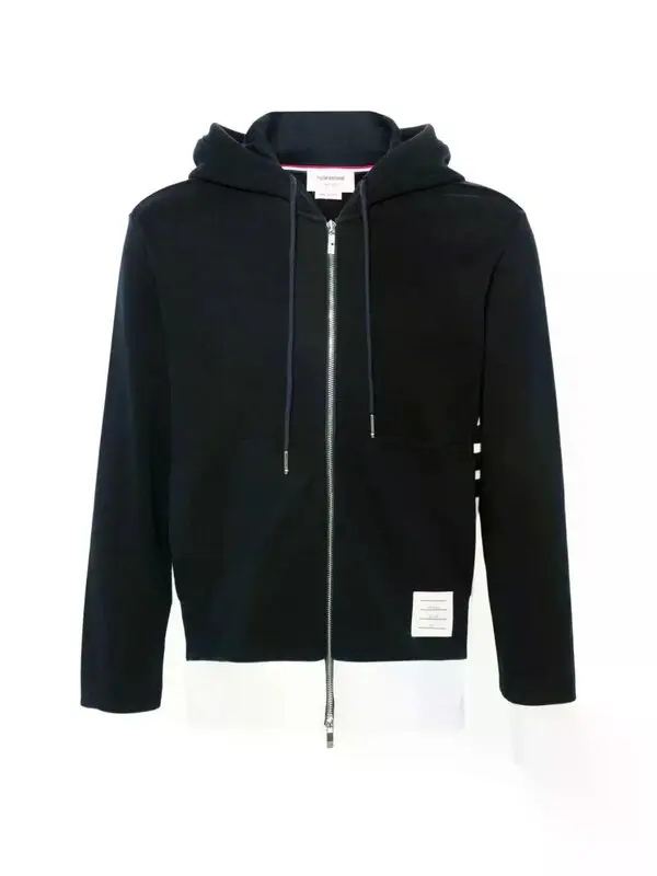 Thom Browne Hooded Zip-up Hoodie