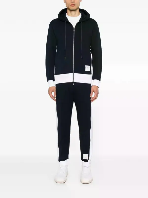 Thom Browne Hooded Zip-up Hoodie