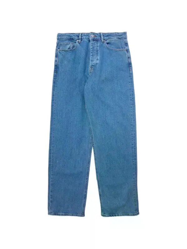 SELECTED Cotton Loose Trousers - Blue
