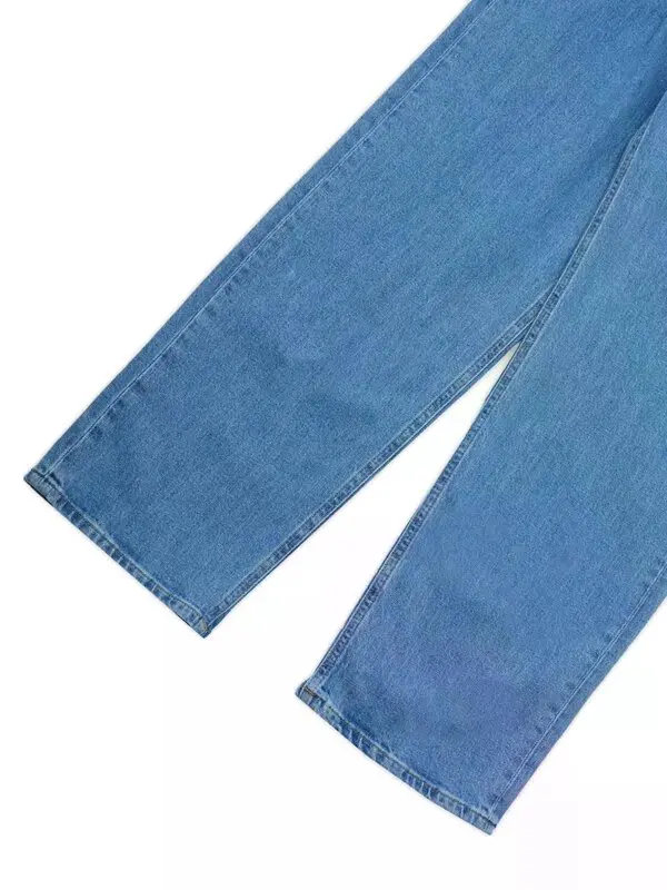 SELECTED Cotton Loose Trousers - Blue