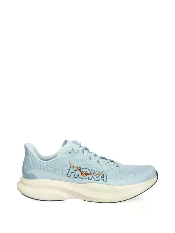 HOKA® Logo Lace-up Sneakers - Blue