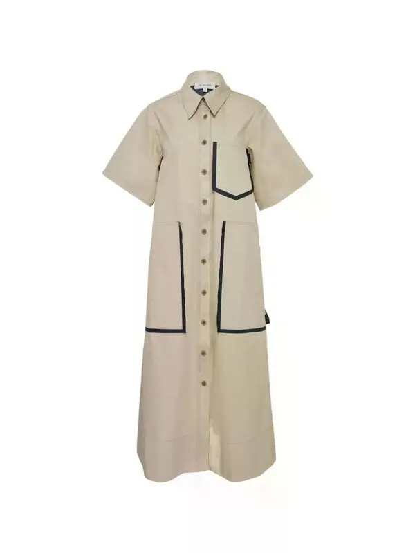 LEE MATHEWS Pocket Shirt Dress