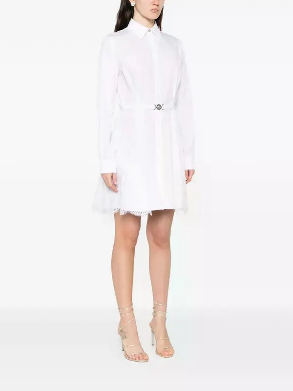 Versace Lace Insert Mini Dress