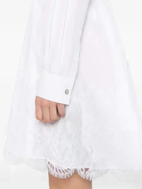Versace Lace Insert Mini Dress